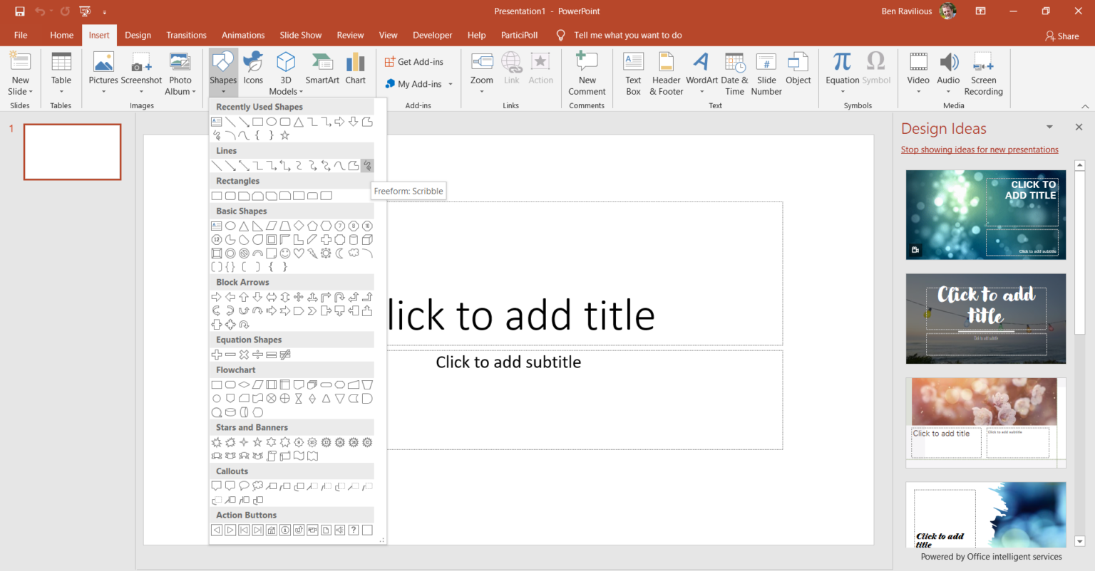 How To Draw In PowerPoint While Creating (Step-By-Step) | Participoll