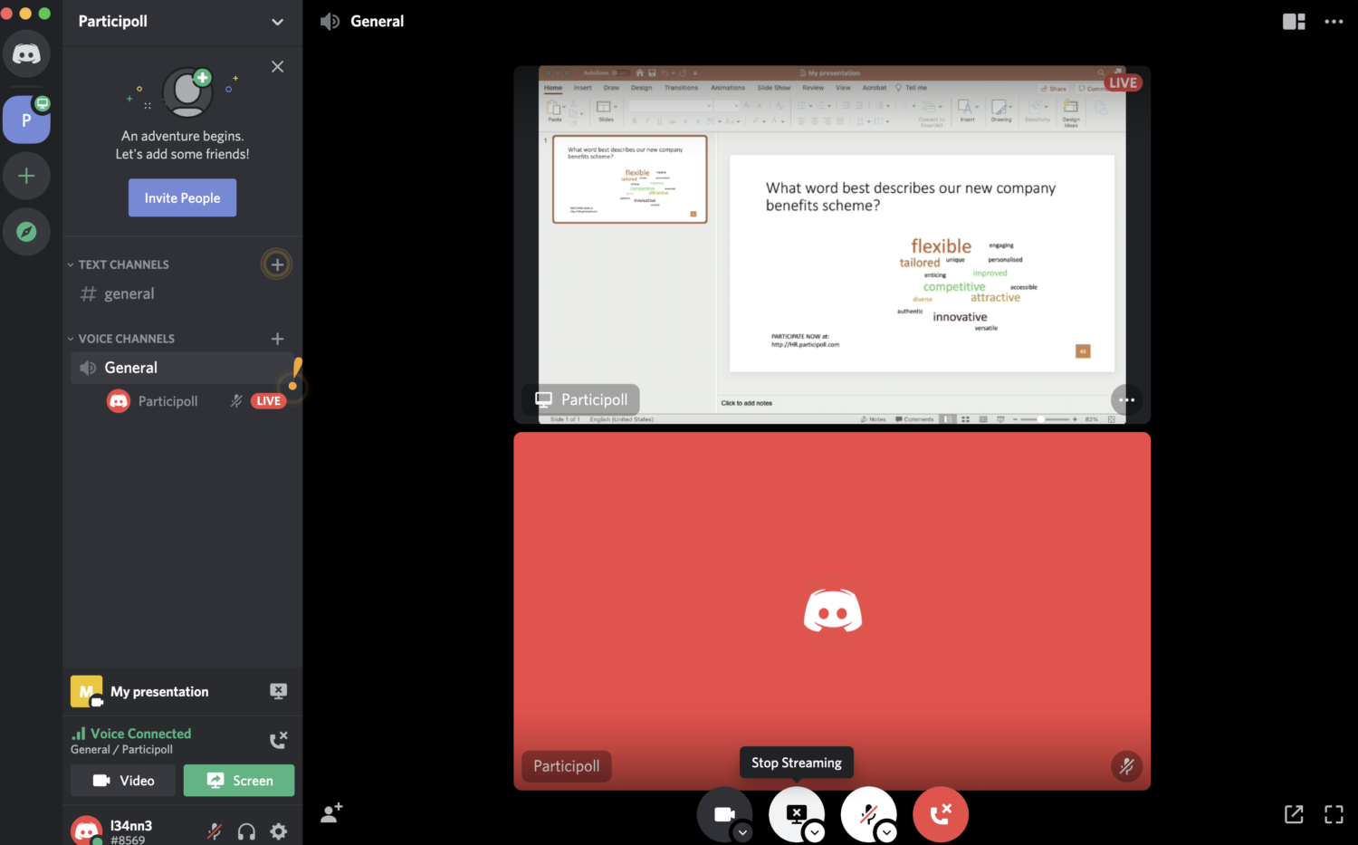 How to share a PowerPoint in Discord | Participoll Guide